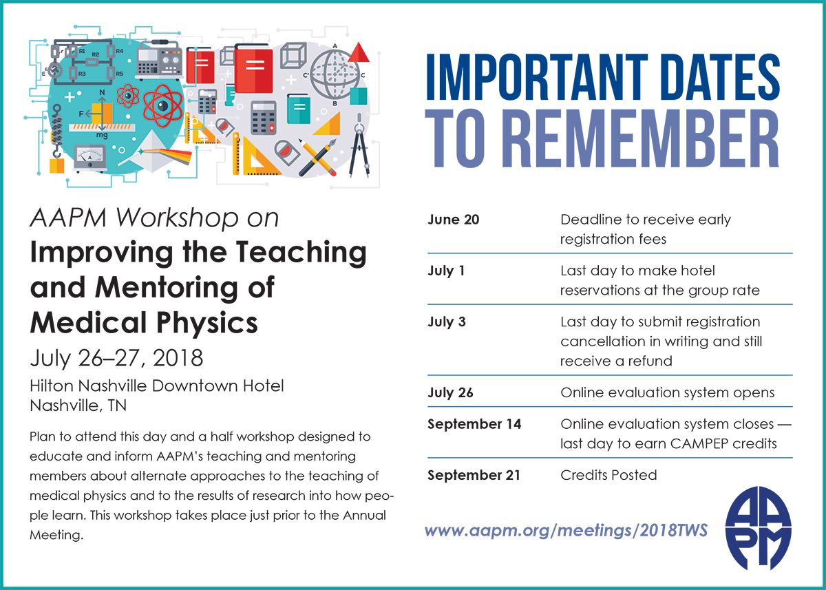 AMERICAN ASSOCIATION OF PHYSICISTS IN MEDICINE